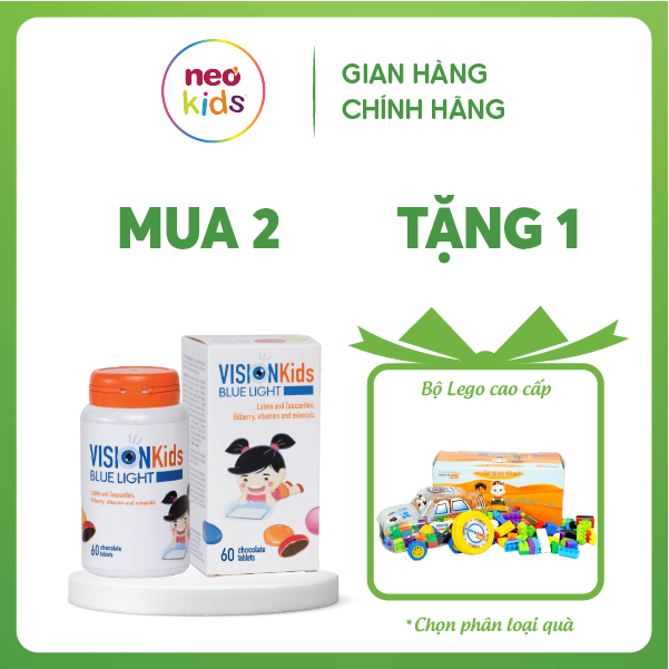 Viên sáng mắt học đường Vision Kids Blue Light